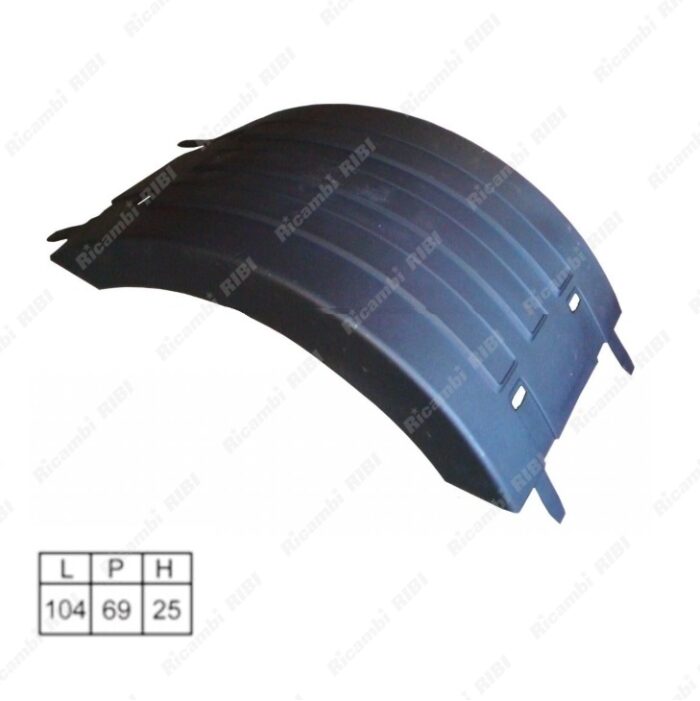 CALOTTA PARAFANGO DX-SX P.P. - NERO NUOVO PREMIUM - Ricambi Ribi ...