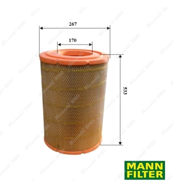 FILTRO ARIA - Ricambi Ribi - IVECO, FIAT, DAF, MAN, MERCEDES, RENAULT ...